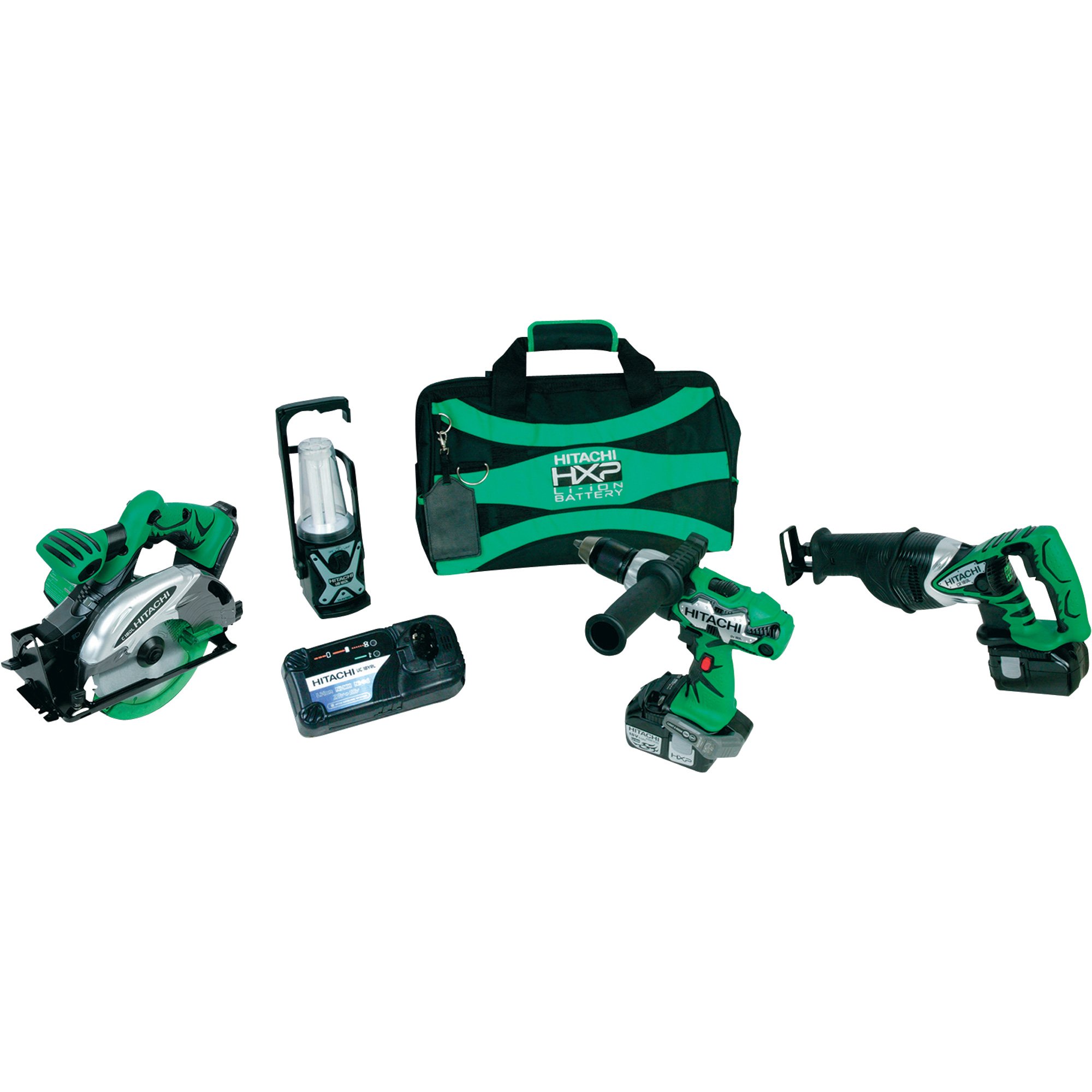 Hitachi Lithium-Ion 4-Tool Combo Kit — 18 Volt, Model# KC18DBL | Northern Tool